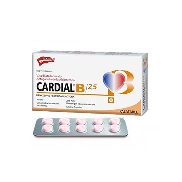 🥇 #1 Cardial B 2.5 mg: Vasodilatador y protector cardíaco